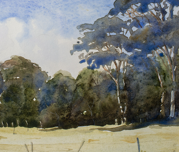 PAINTING BACKGROUNDS – Chris Spiker Fine Art